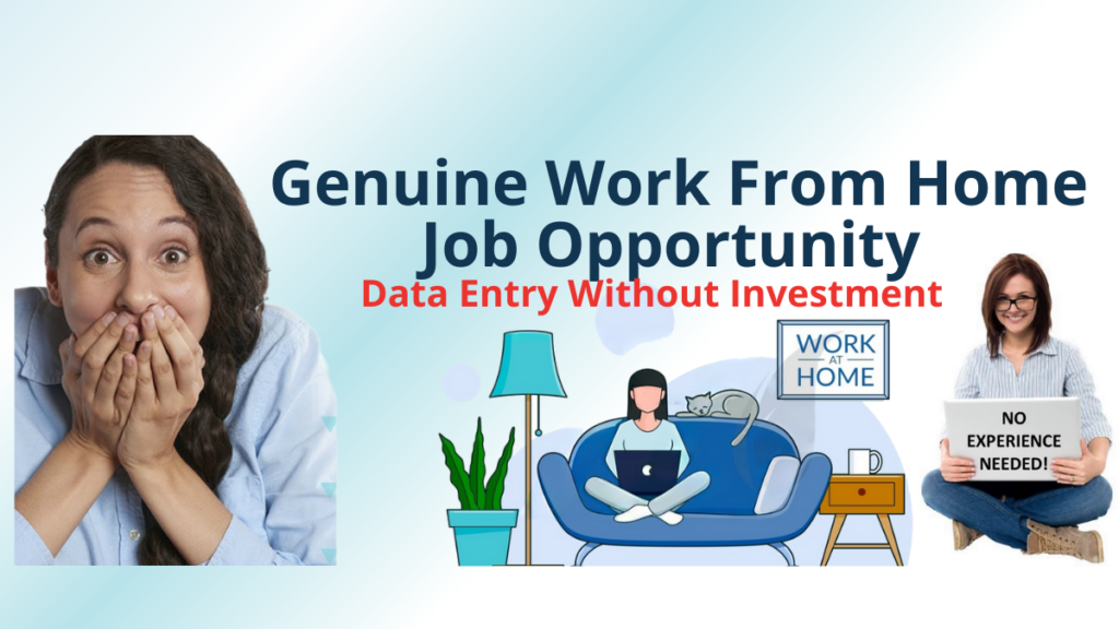 Genuine work from home job Opportunity